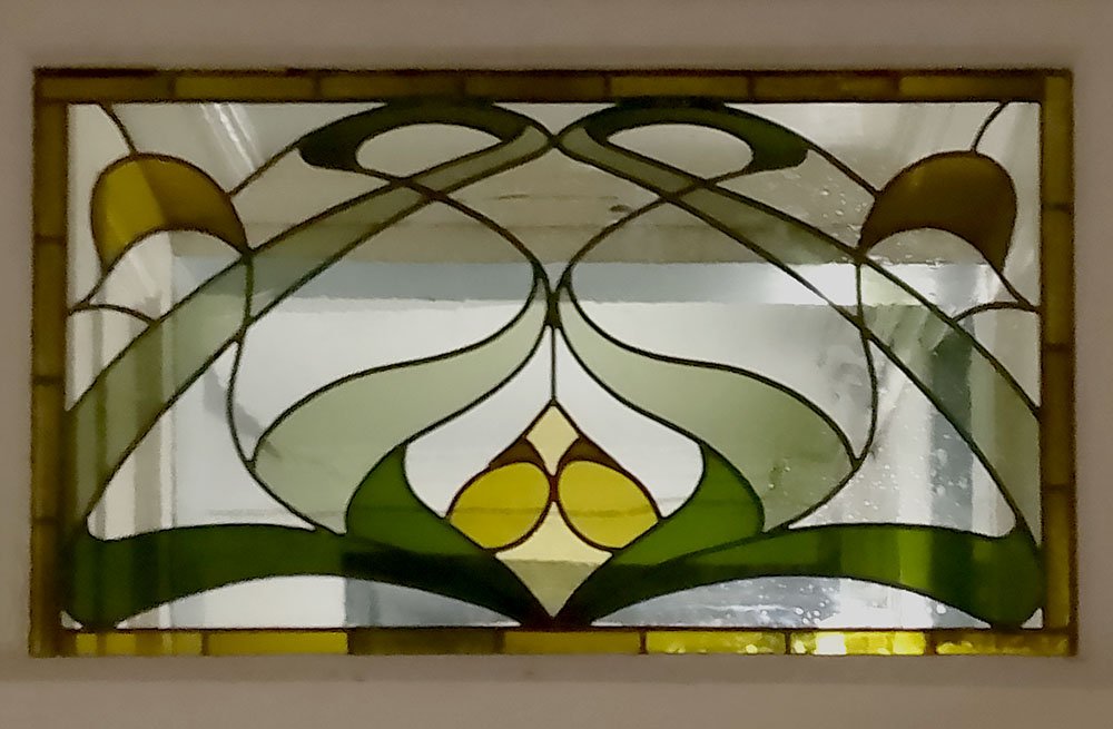 Art Nouveau Tenement Fanlight - Quatro Manis Studio
